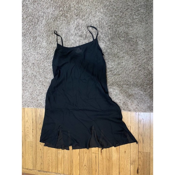 CDC | Dresses | 9s Cdc Vintage See Through Dress Black Midi Dress Size ...
